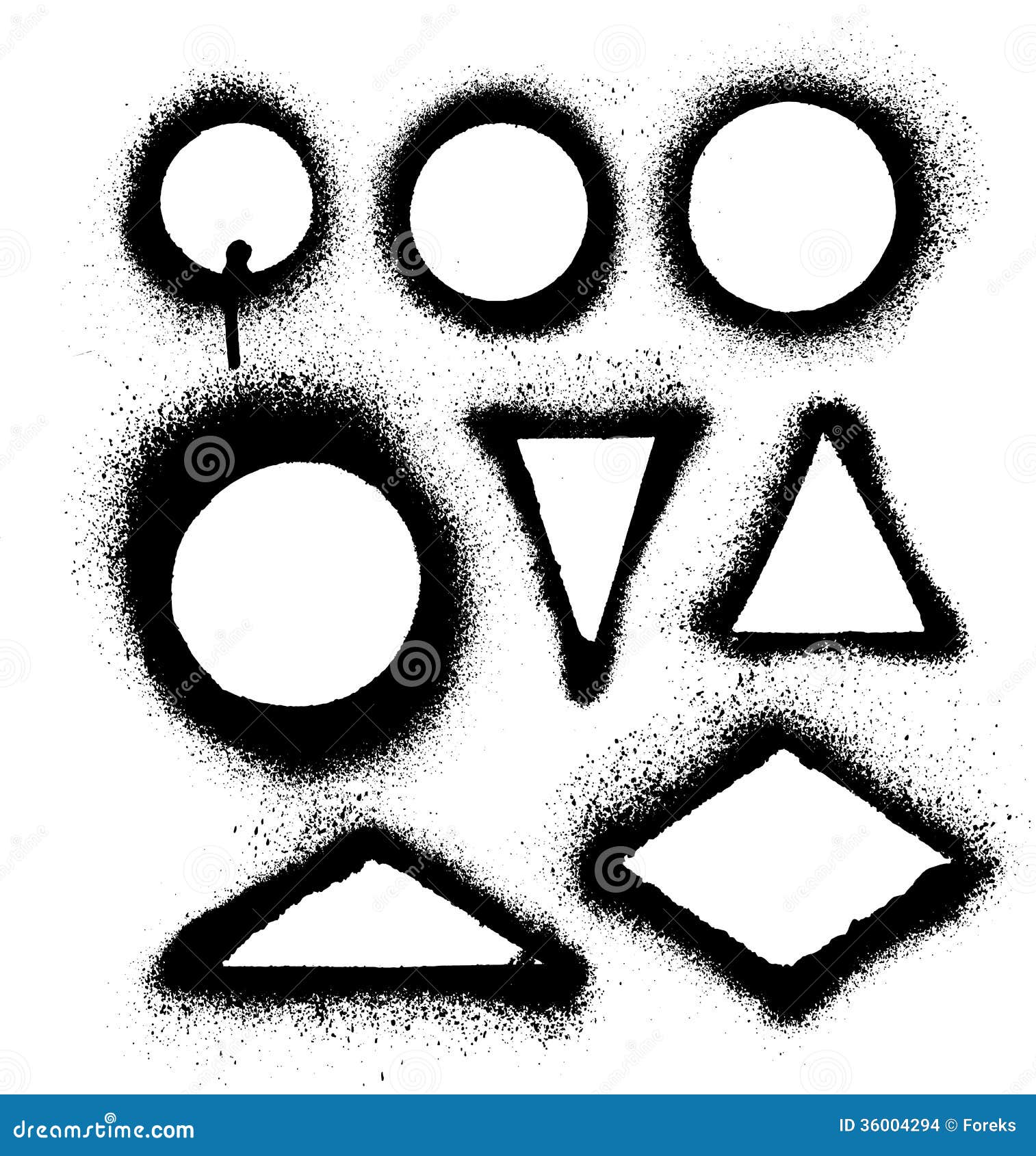 Aerosol Spray Paint Frames and Borders Stock Vector - Illustration of ...