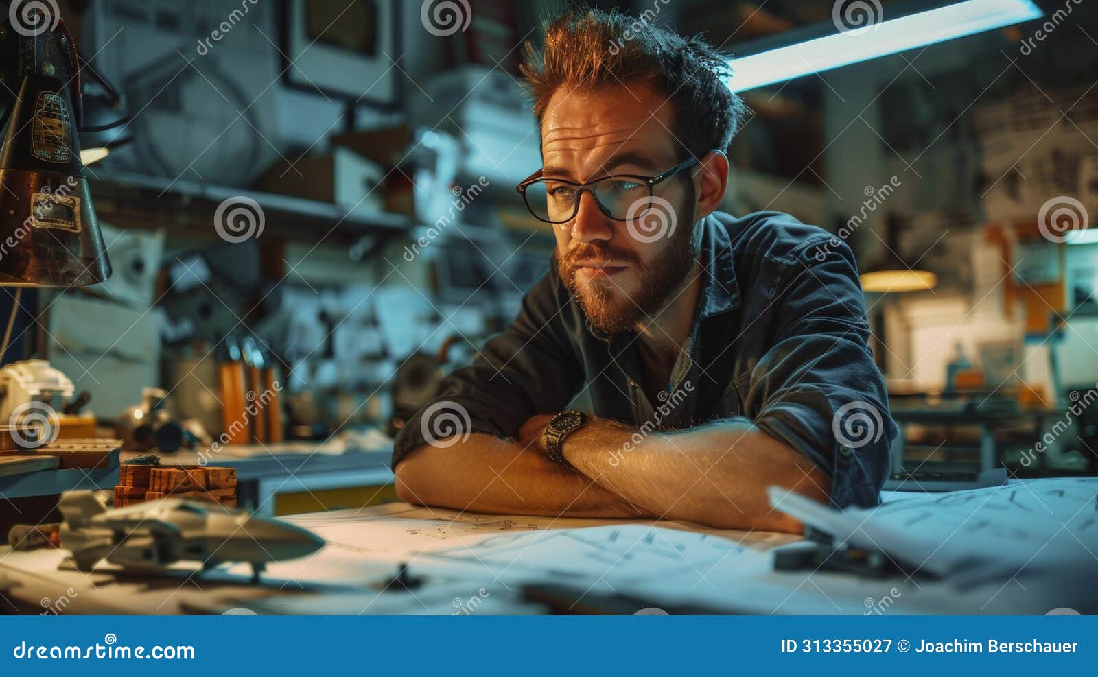 Aerospace Engineer Creating Spacecraft Models with Meticulous Detail in ...