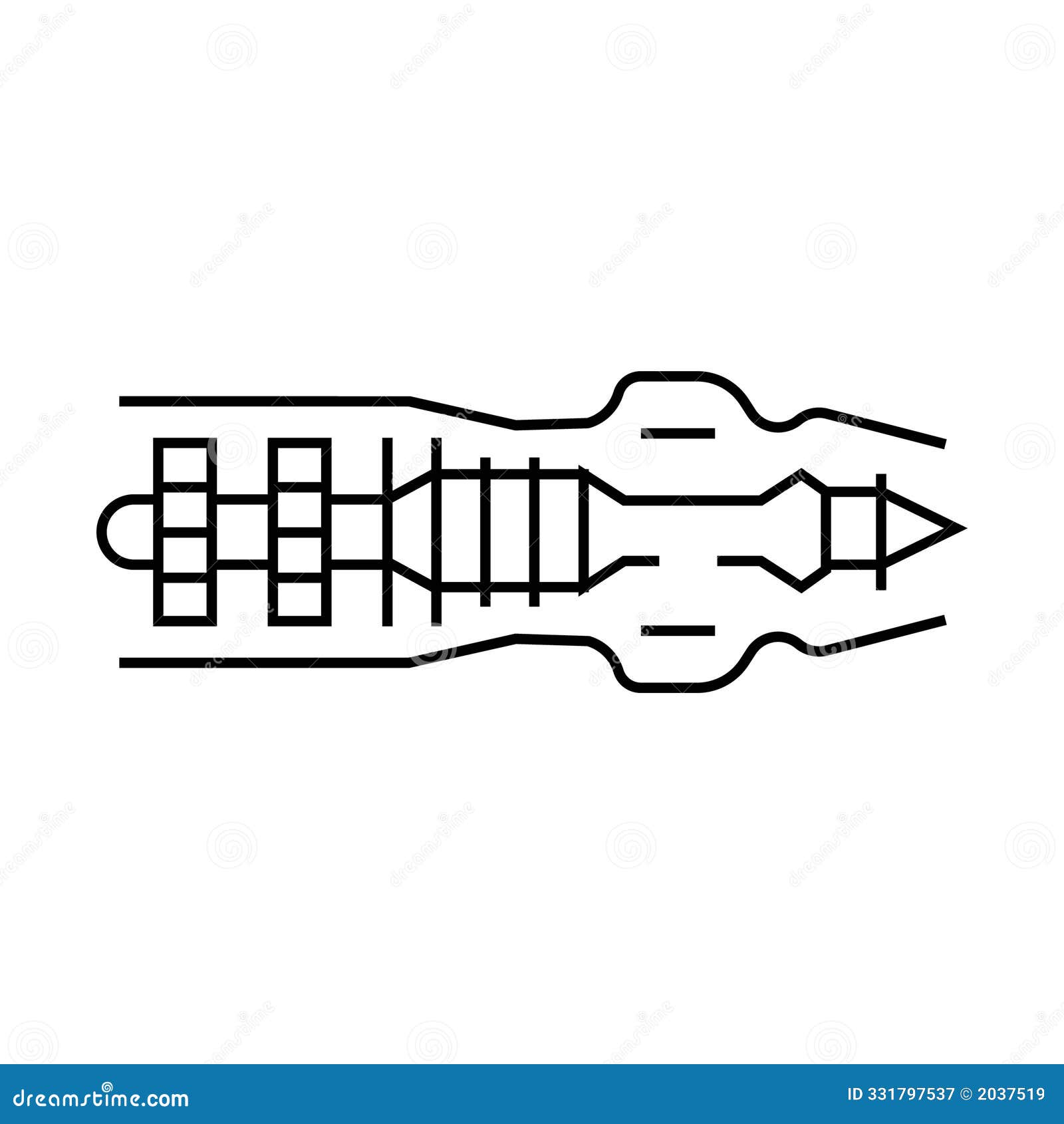 Aerospace Engineering Linear Icons Set. Flight, Rockets, Aerodynamics ...