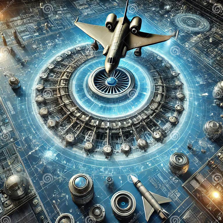 Aerospace Engineering Visualizations of Aerospace Concepts Such Stock Illustration ...