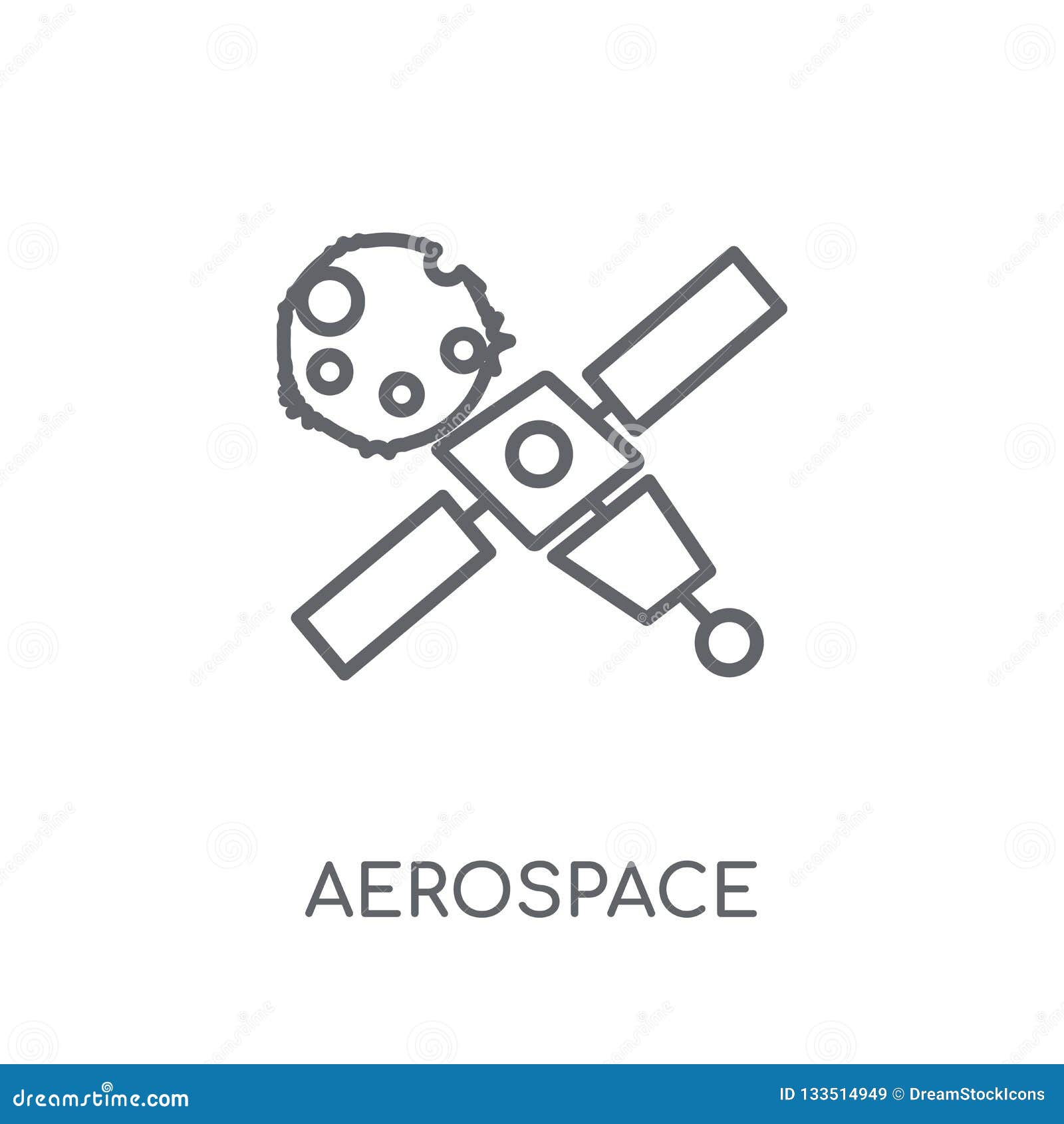 Aerospace Icon On White Background. Simple Element Illustration From ...