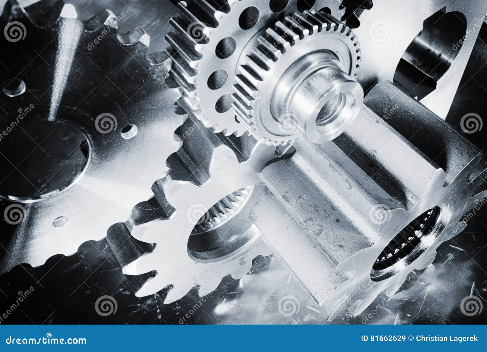 Aerospace Titanium Gears and Parts Stock Image - Image of mechanical ...