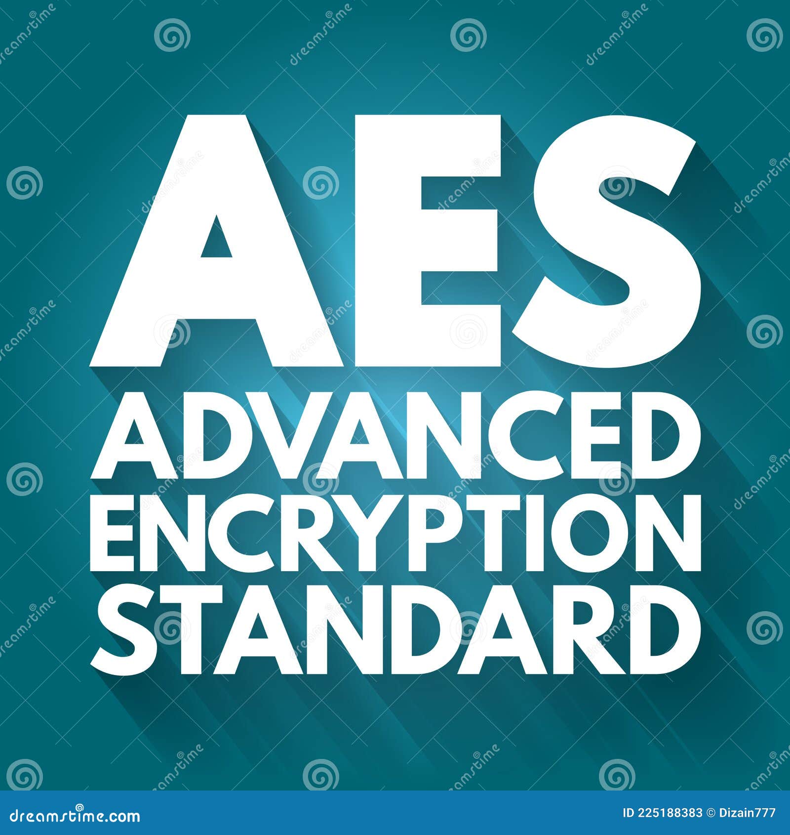AES - Advanced Encryption Standard Acronym, Technology Concept ... AES - Advanced Encryption Standard Acronym, Technology Concept ...