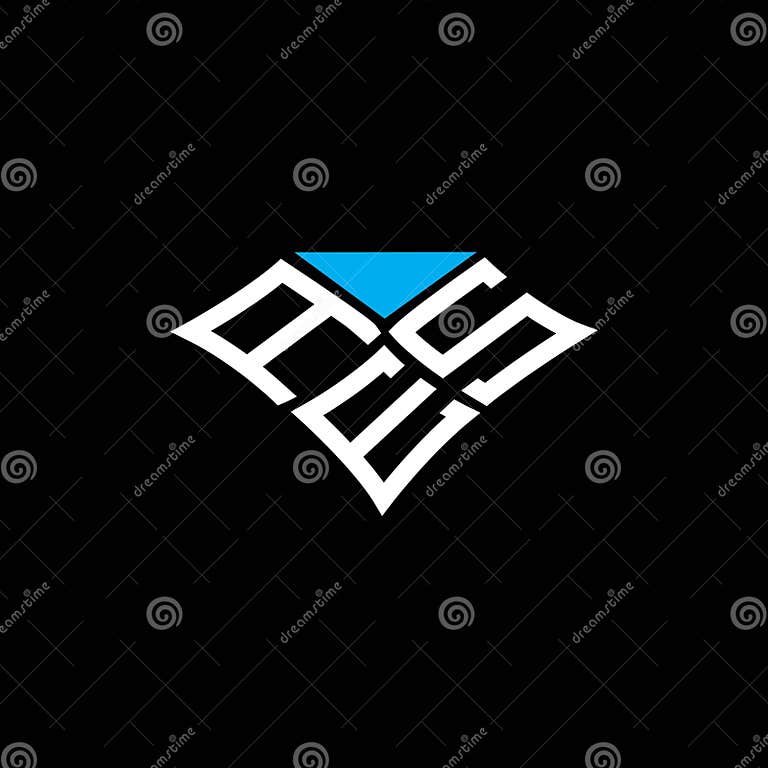 AES Letter Logo Creative Design with Vector Graphic, Stock Vector ...
