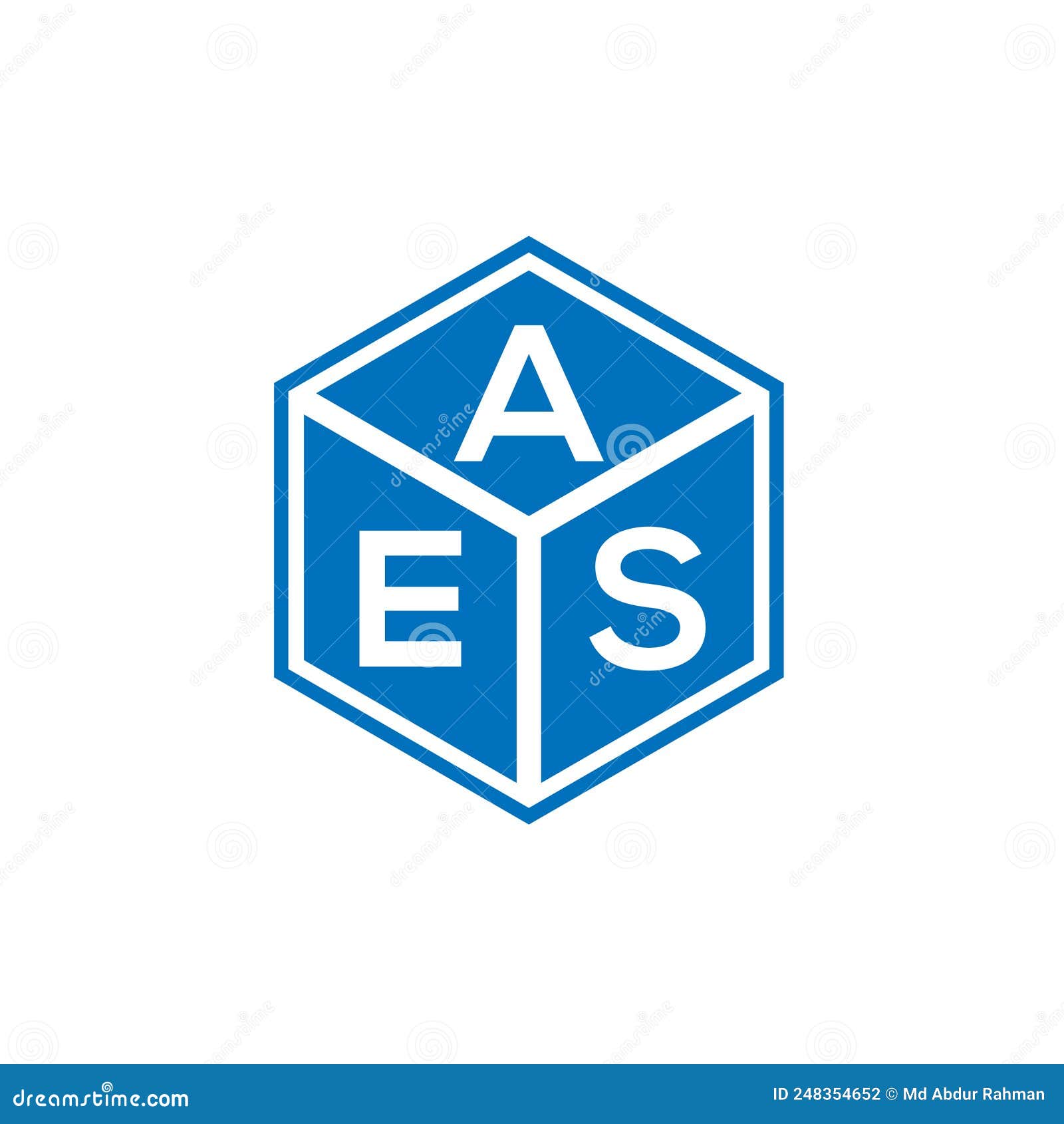 AES Letter Logo Design On Black Background. AES Creative Initials ...