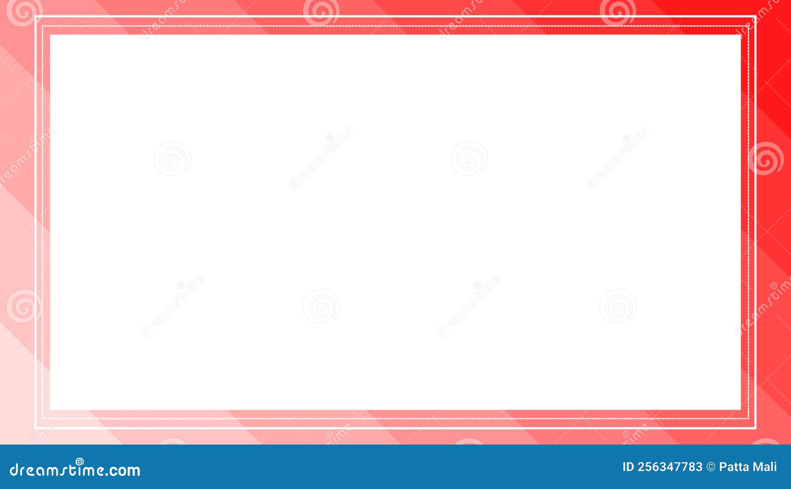 Aesthetic Abstract Striped Line Gradient Red Frame with Text Space ...