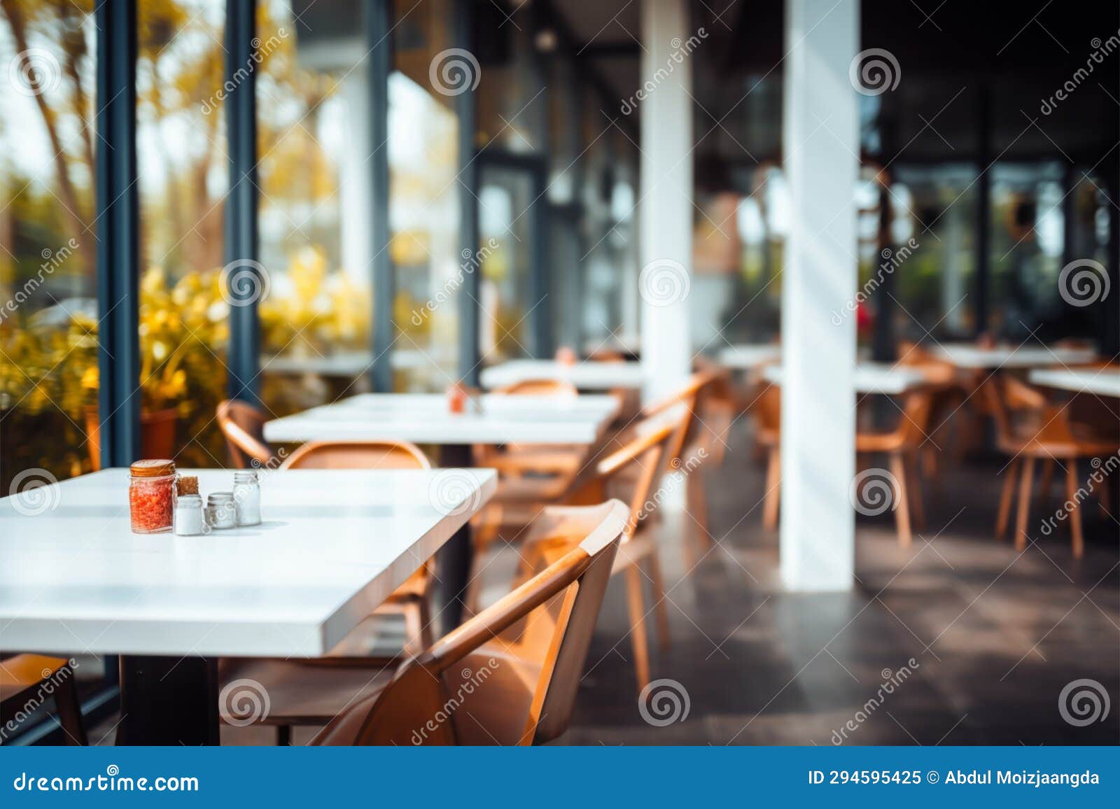 Aesthetic Cafe Blur Creates an Inviting Backdrop for Restaurant ...