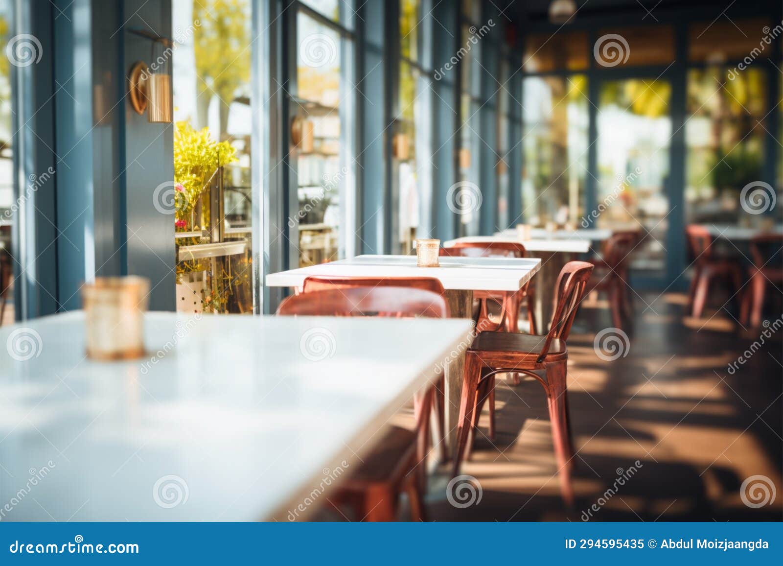 Aesthetic Cafe Blur Creates An Inviting Backdrop For Restaurant ...