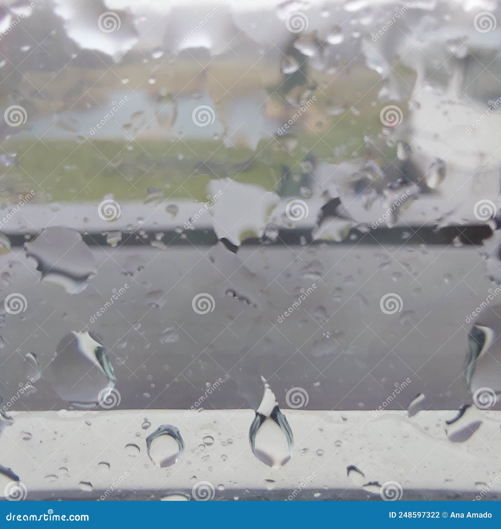 Water Drops on Glass Window Stock Photo - Image of inside, window ...