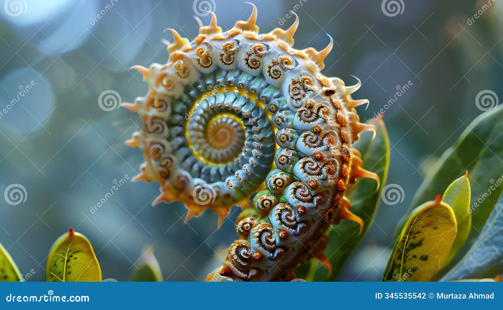 Aesthetic Display of the Fibonacci Sequence in Nature Stock ...