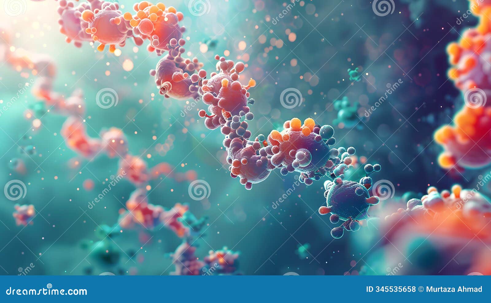 Aesthetic Display of the Molecular Structure of an Enzyme Stock ...
