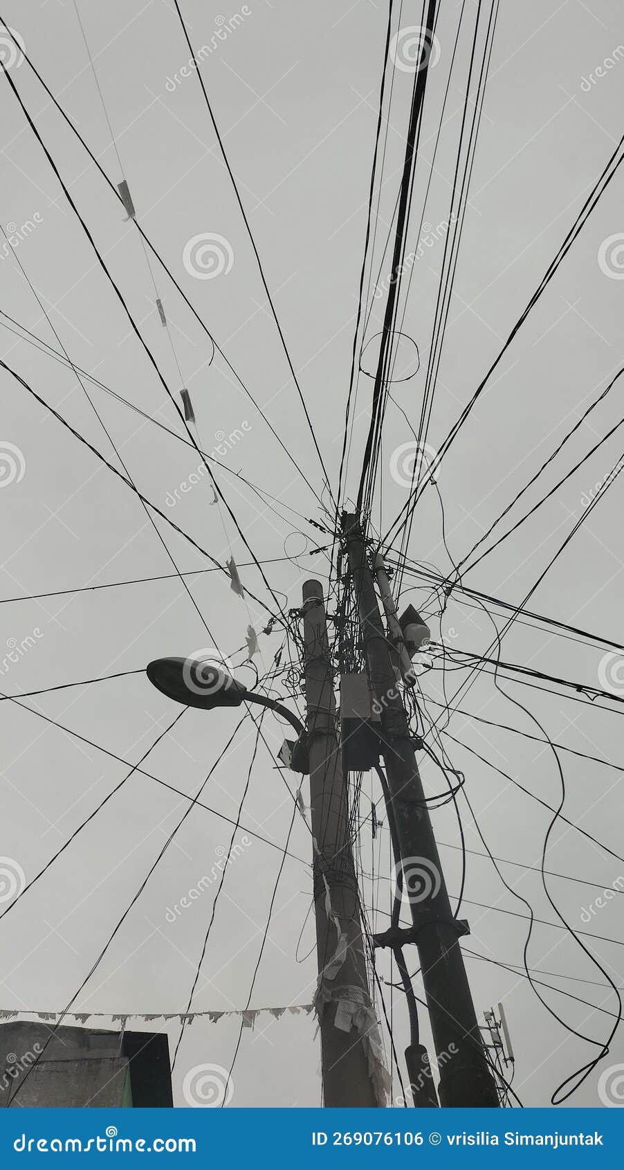 Aesthetic electric pole stock photo. Image of line, mast - 269076106