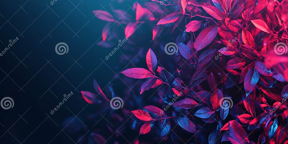 Aesthetic Floral Header Background for Web Design Stock Illustration ...