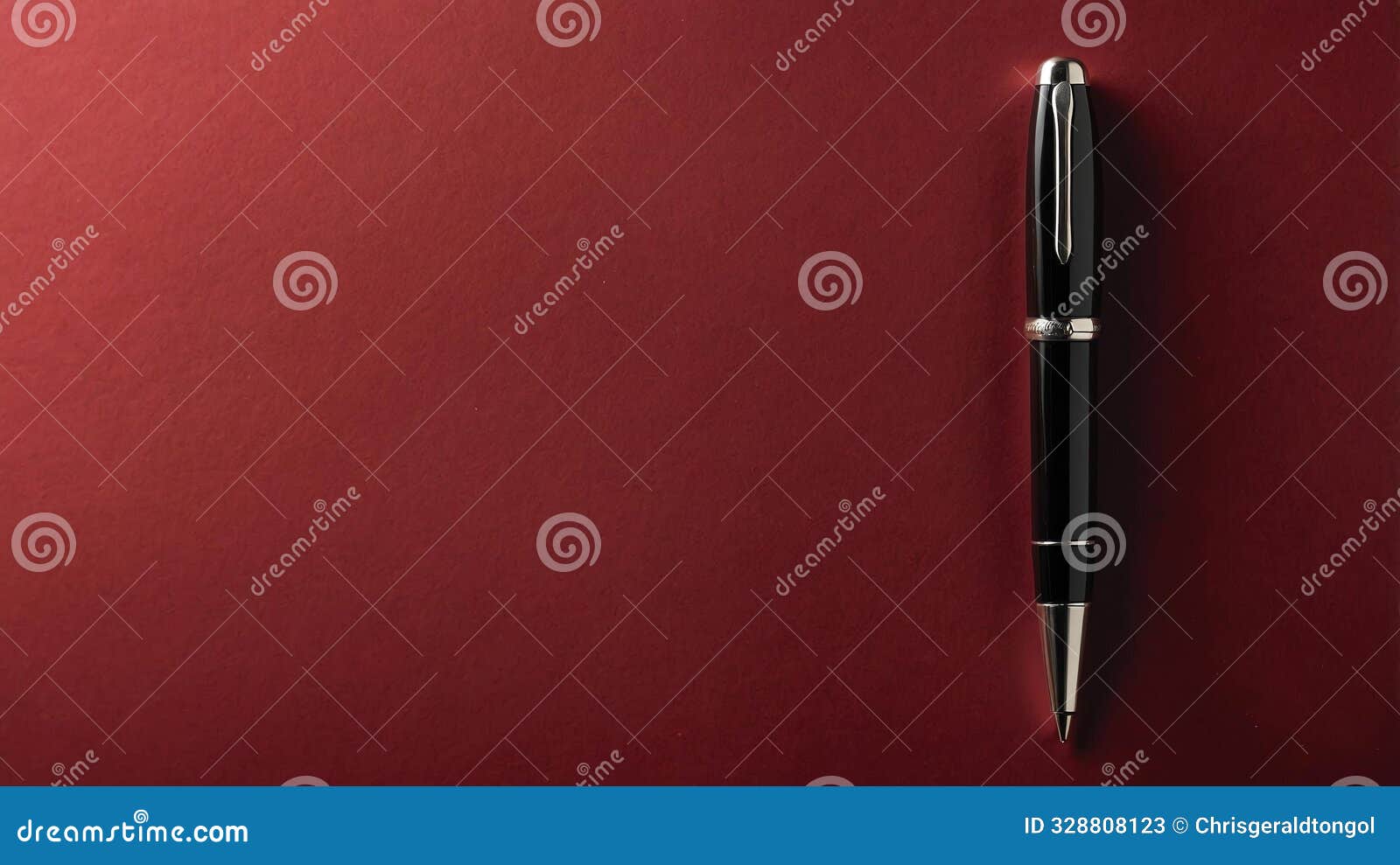 Aesthetic Generic Slim Black Pen Vertically Isolated I Ai Generated ...