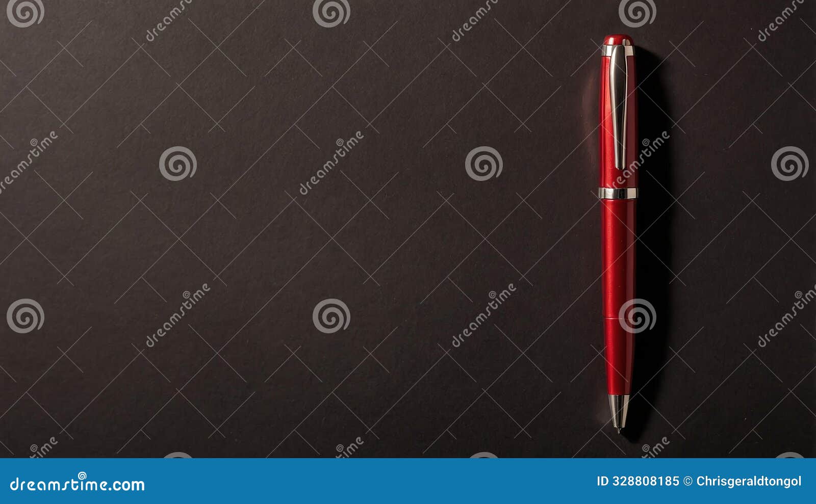 Aesthetic Generic Slim Black Pen Vertically Isolated I Ai Generated ...