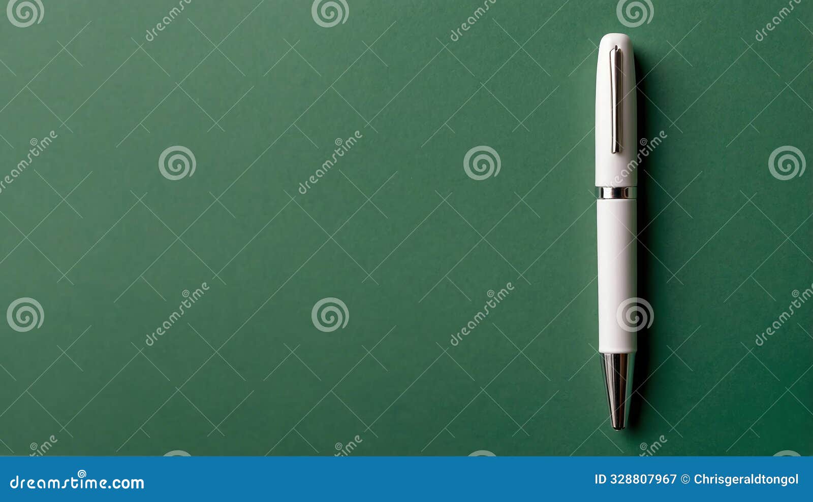 Aesthetic Generic Slim White Pen Vertically Isolated I Ai Generated ...