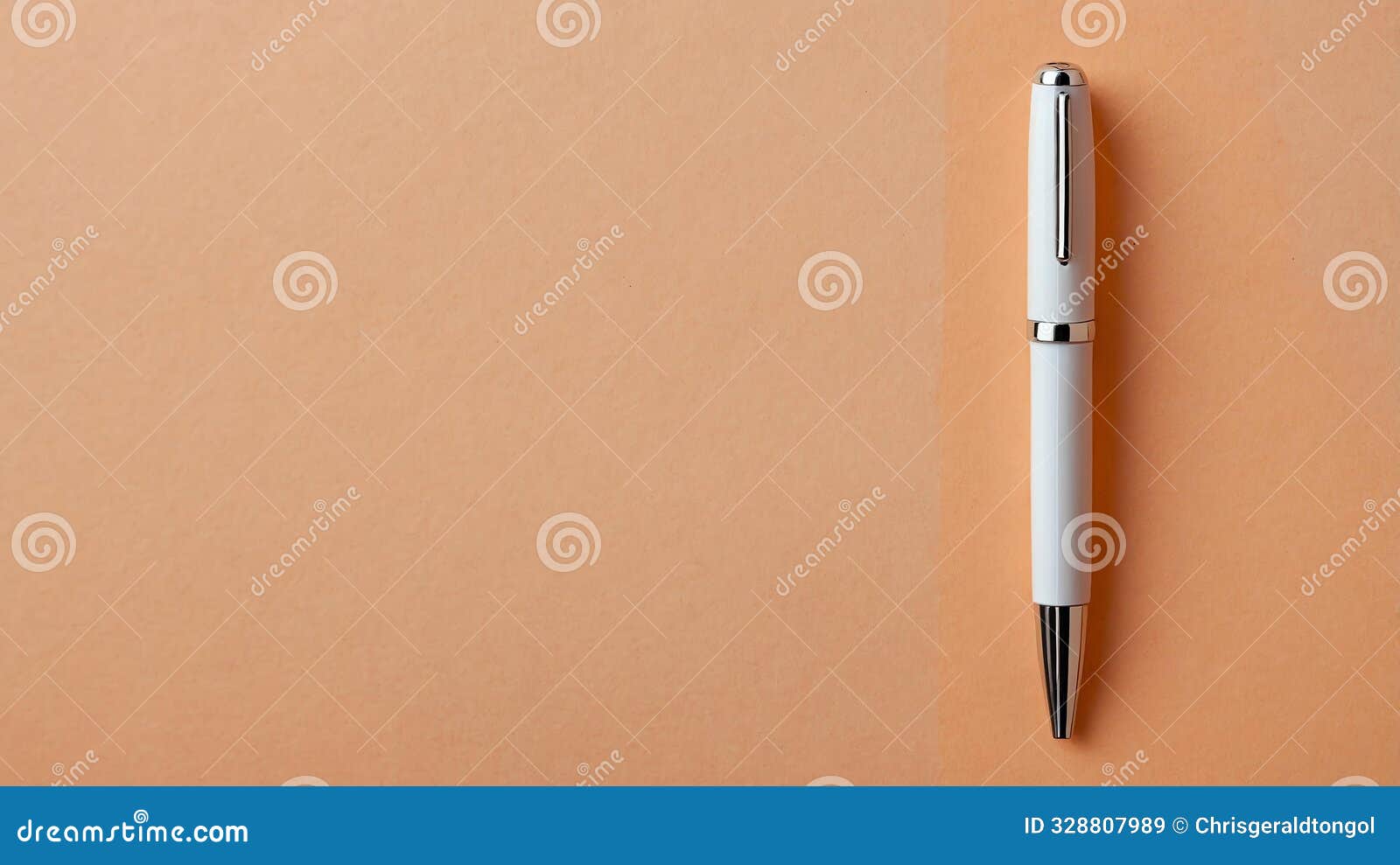 Aesthetic Generic Slim White Pen Vertically Isolated I Ai Generated ...