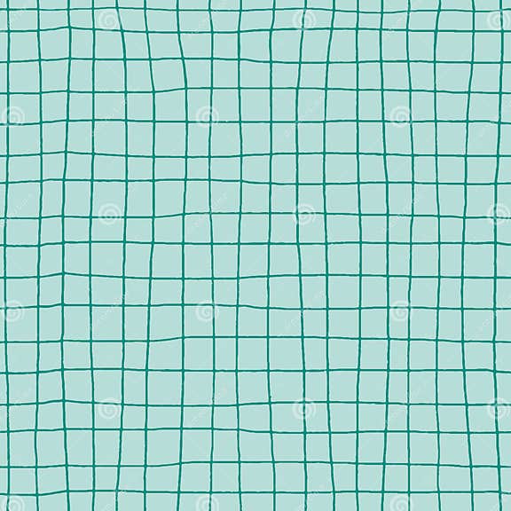 Aesthetic Grid Pattern, Seamless Line in Green Stock Vector ...