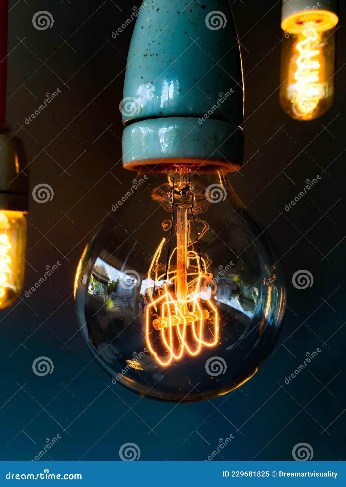 Aesthetic Lamp Cool and Warm Stock Image - Image of warm, cool: 229681825