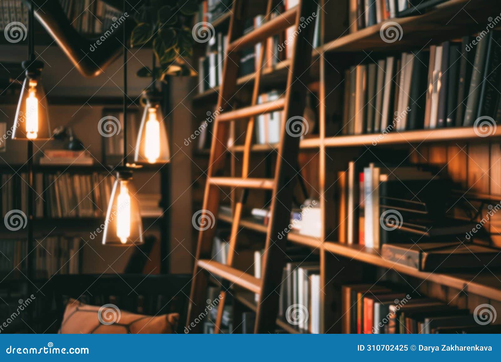 Aesthetic Library. a Beautifully Designed and Serene Library Space ...