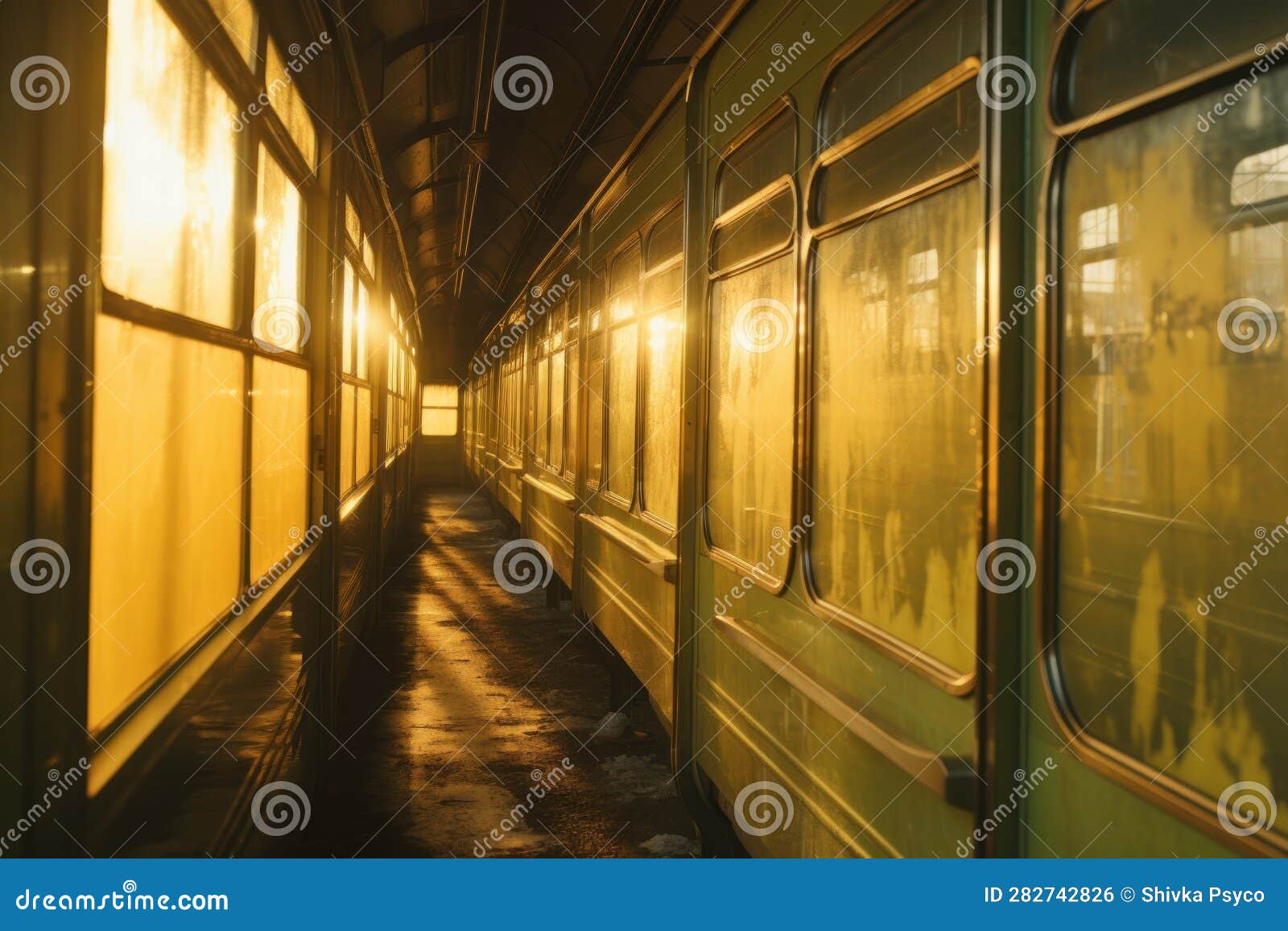 Aesthetic Magical Realism through the Yellow Window Stock Illustration ...