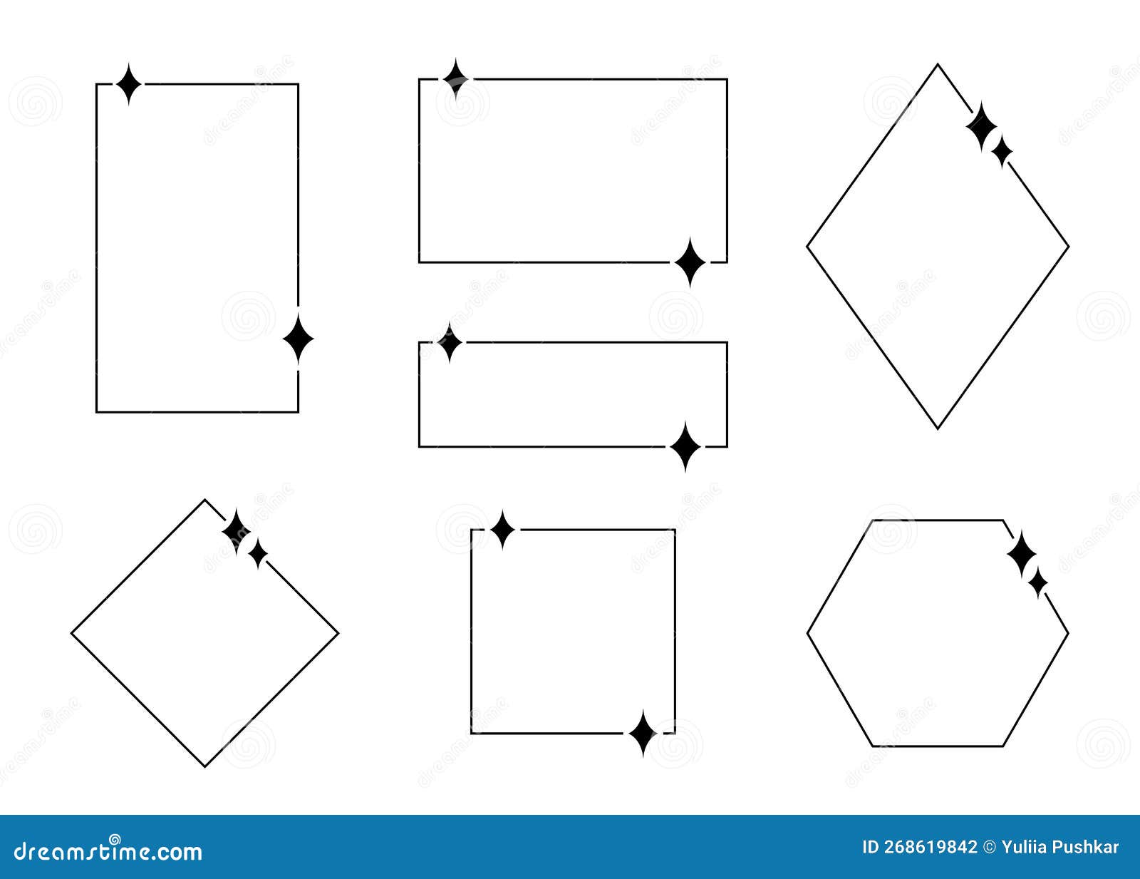 Borders Of Aesthetic Chocolate Cakes, Candies And Sweets Royalty-Free ...