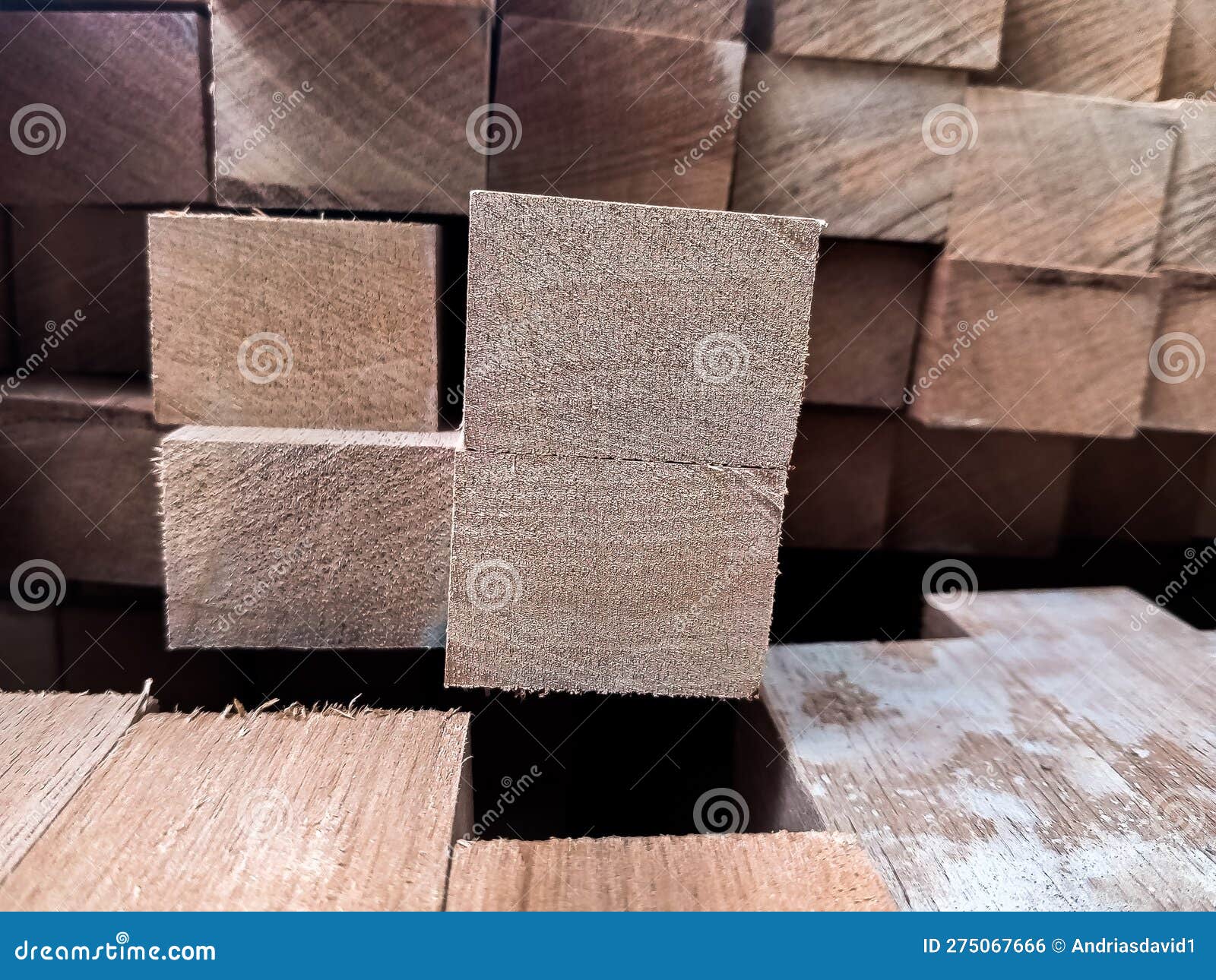 Aesthetic Random Rectangular Wooden Pile for Background Stock Photo ...