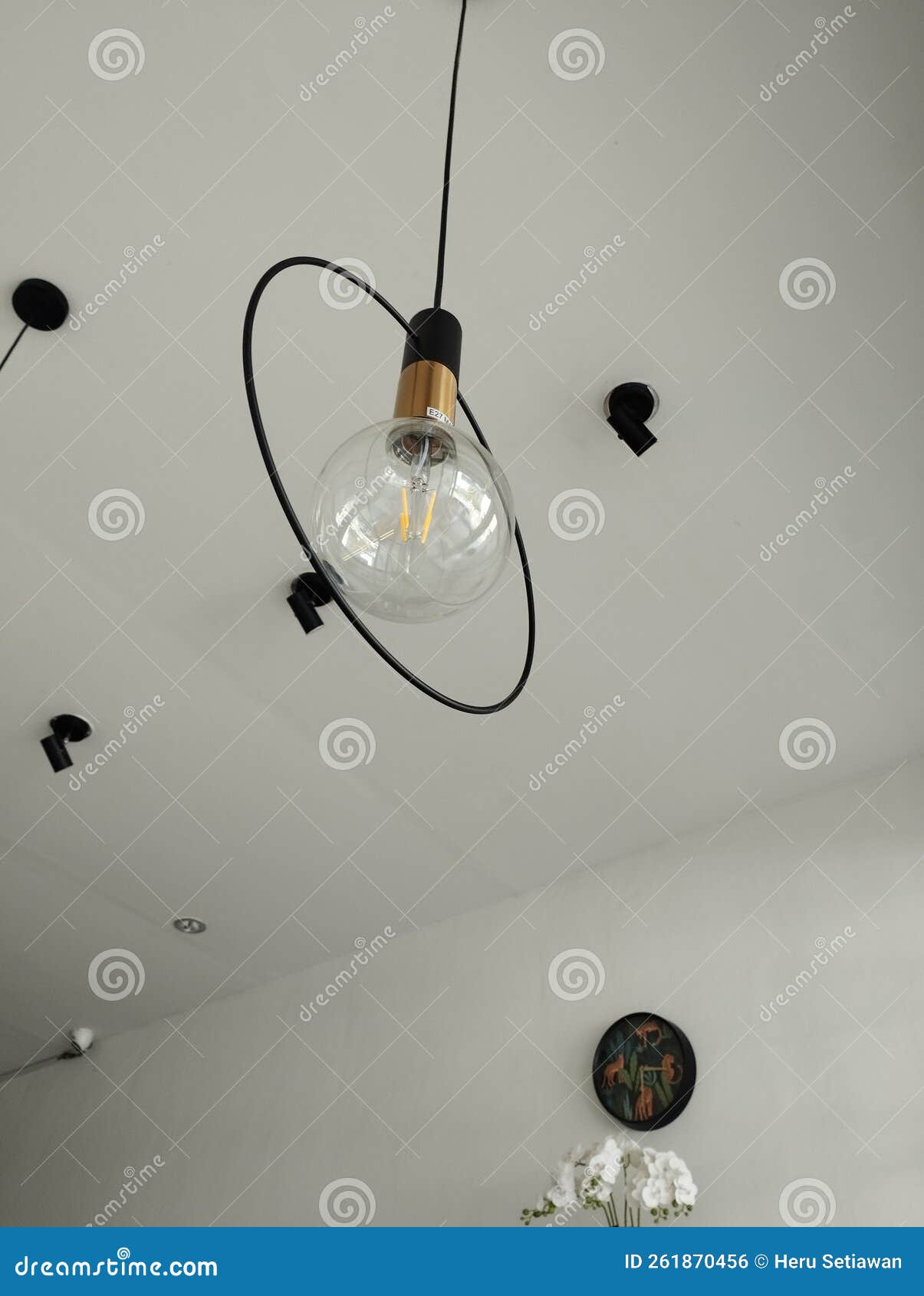 Aesthetic Round Bulb Room Design Stock Photo - Image of bulb, room ...