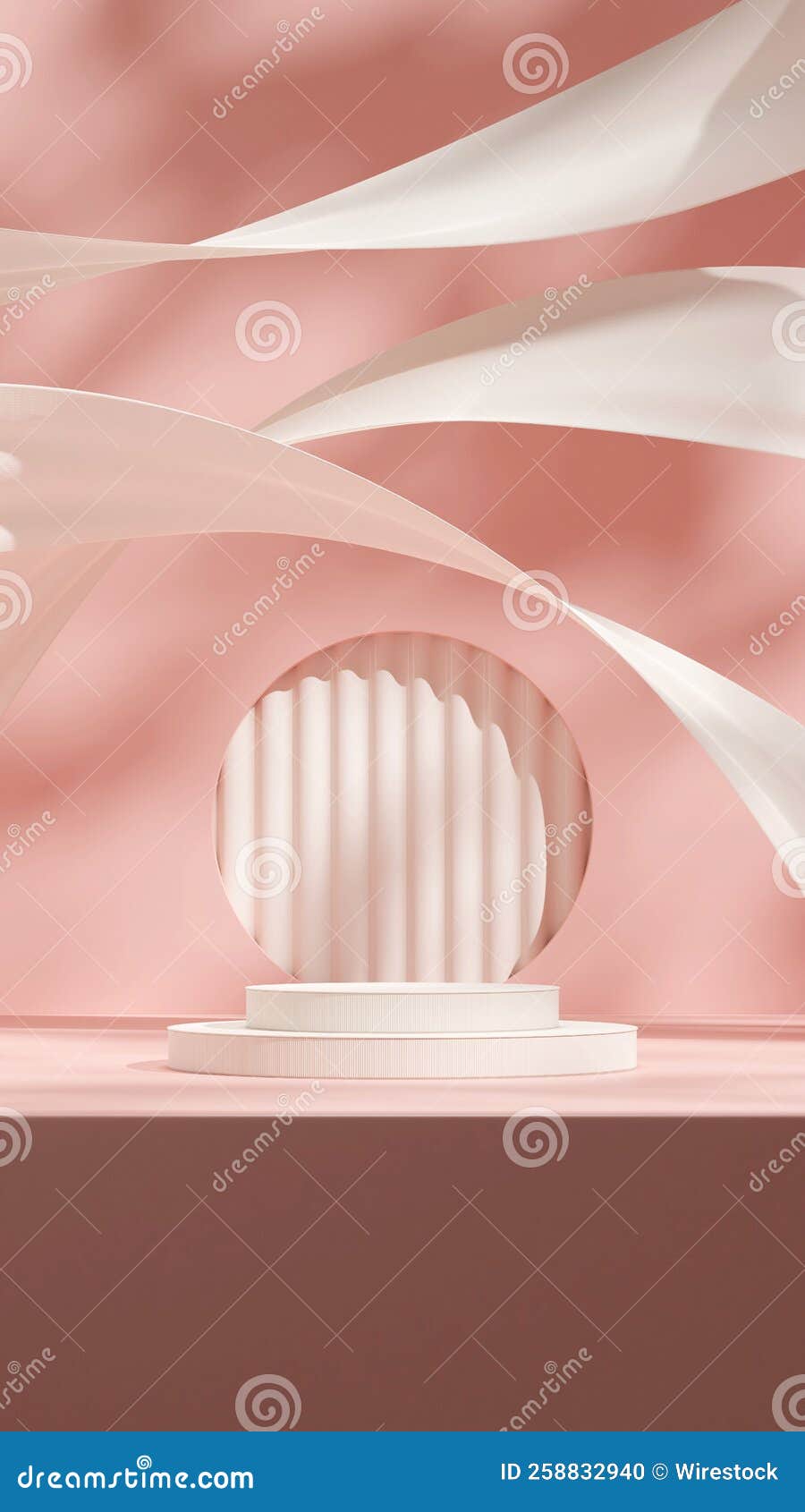 Aesthetic Shot of Geometric Objects on a Pink Surface Filled with ...