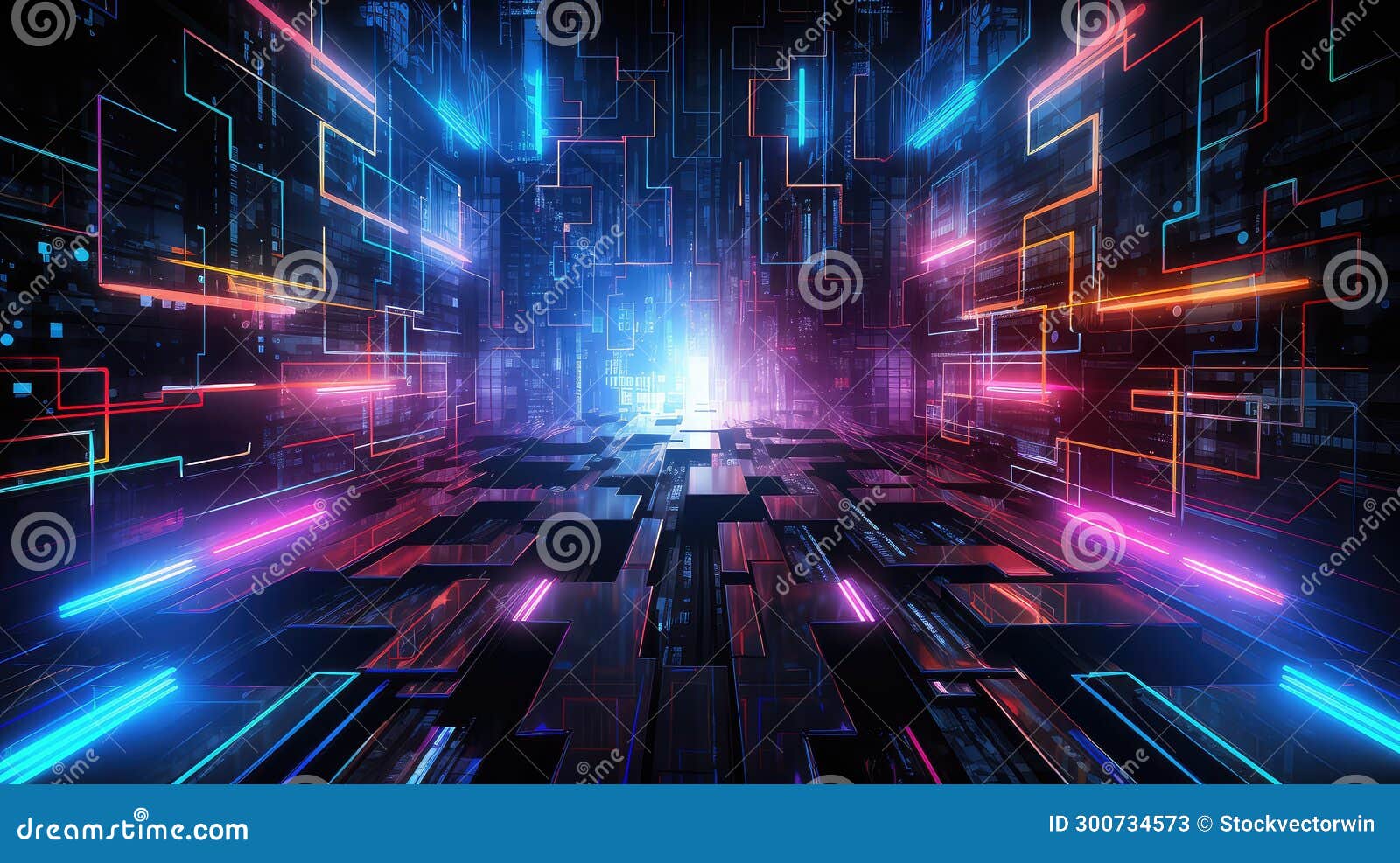 Aesthetic Wallpaper Electronic Background Stock Illustration ...