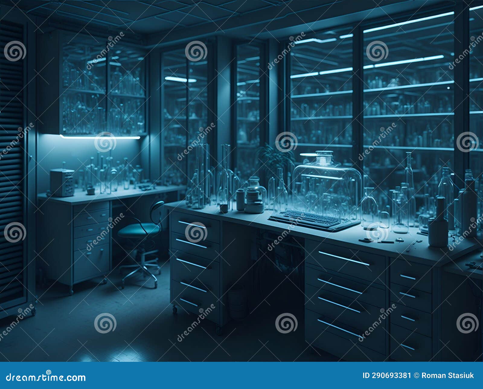 Aesthetics of a Laboratory Setting a Well-organized and Well-lit Lab ...