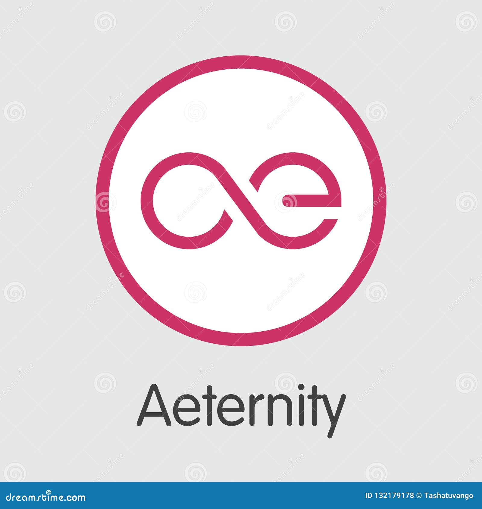 Aeternity AE - Cryptographic Currency Graphic Symbol. Digital Coin Icon ...