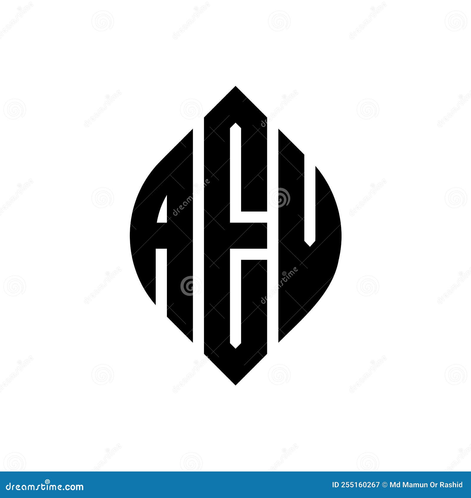 AEV Circle Letter Logo Design with Circle and Ellipse Shape. AEV ...