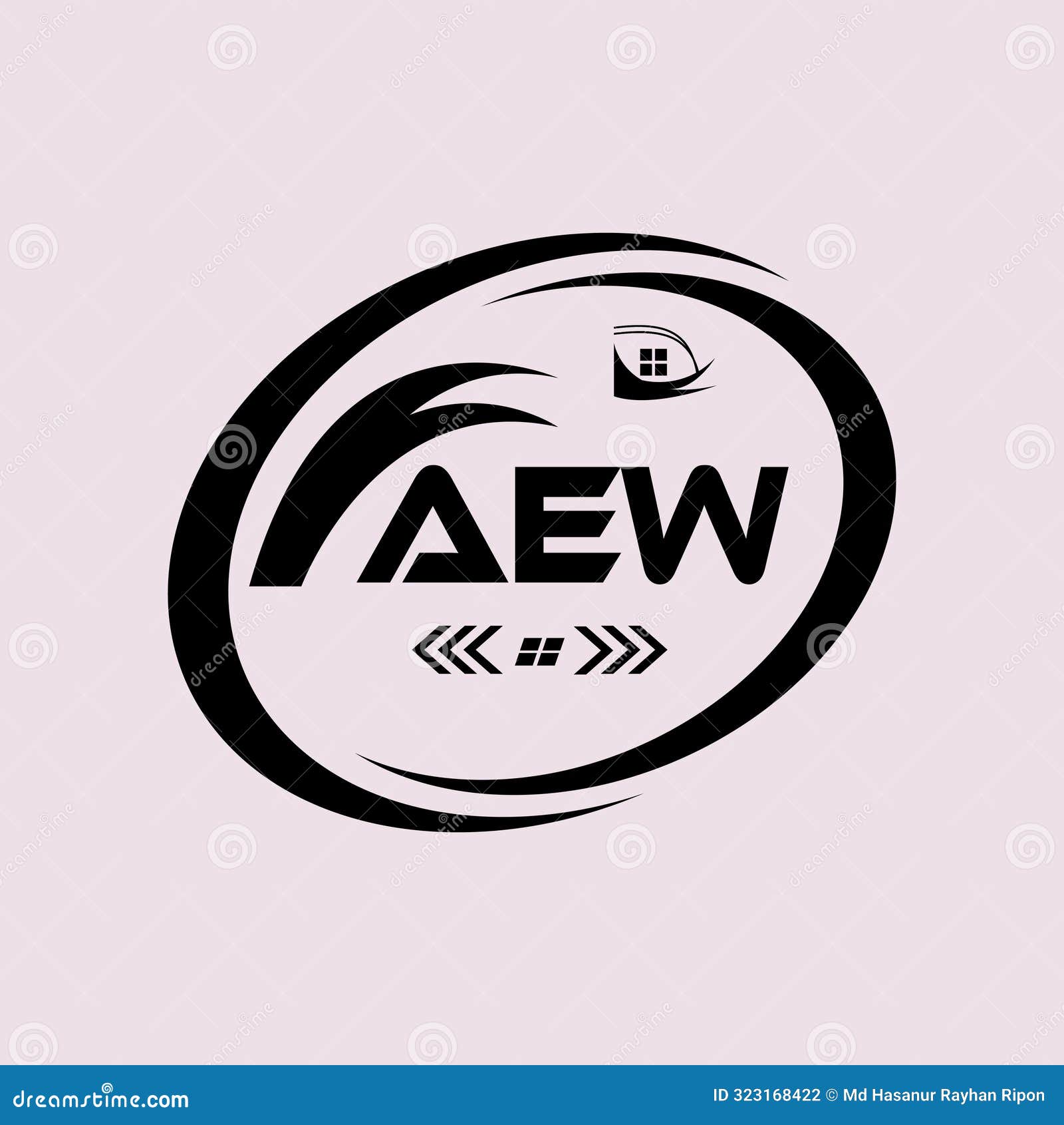AEW Letter Logo Design. AEW Simple and Modern Monogram Logo Stock ...