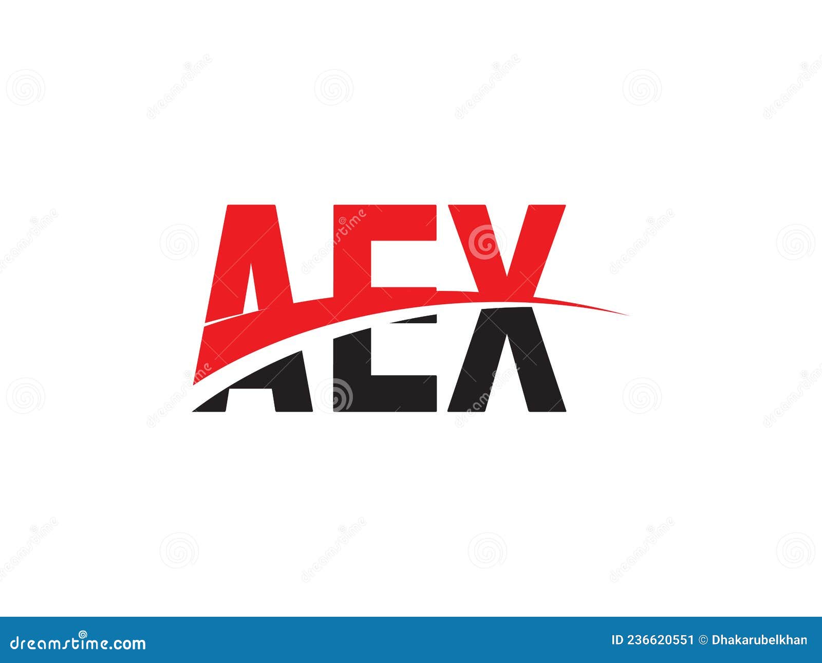 AEX Letter Initial Logo Design Vector Illustration Stock Vector ...