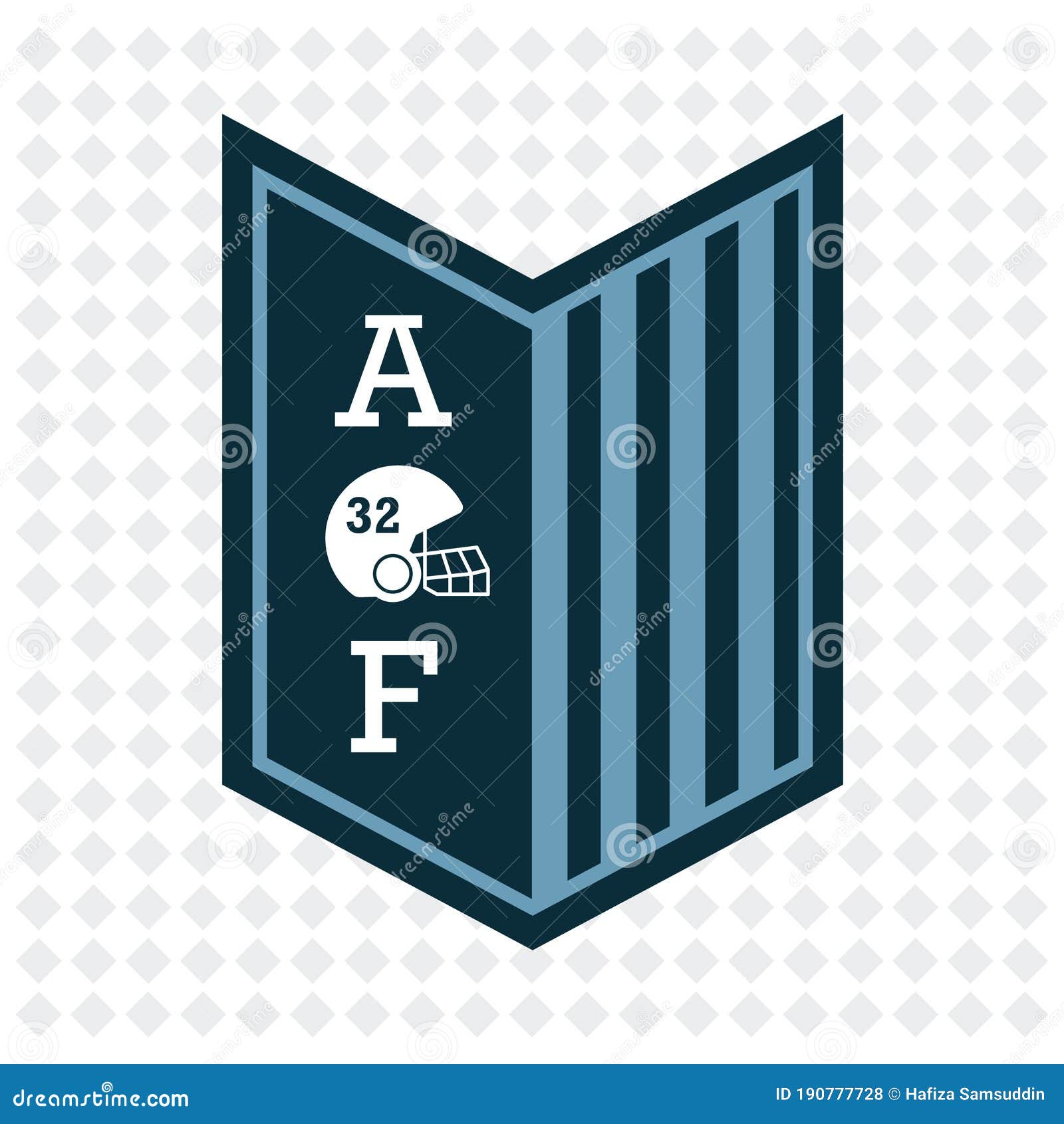 Af Card Label. Vector Illustration Decorative Design Stock Vector ...