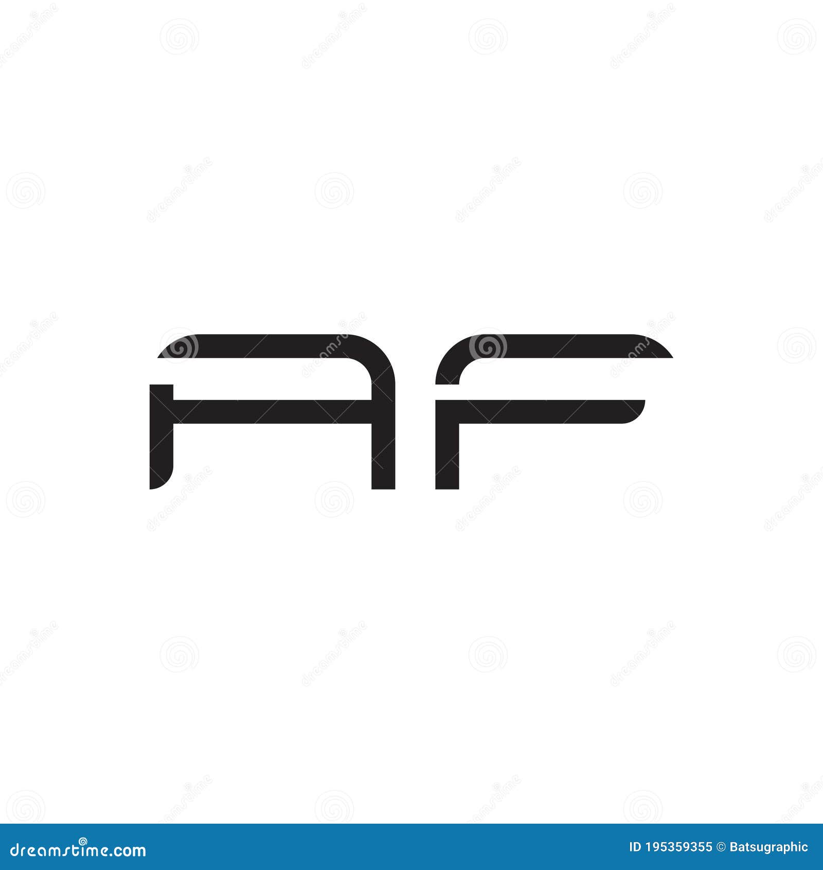 Af Initial Letter Vector Logo Icon Stock Vector - Illustration of logo ...