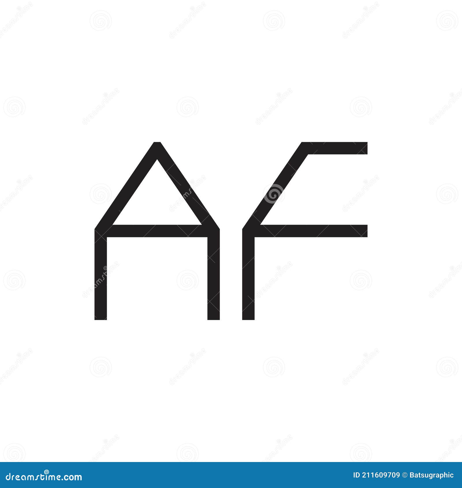 Af Initial Letter Vector Logo Icon Stock Vector - Illustration of ...