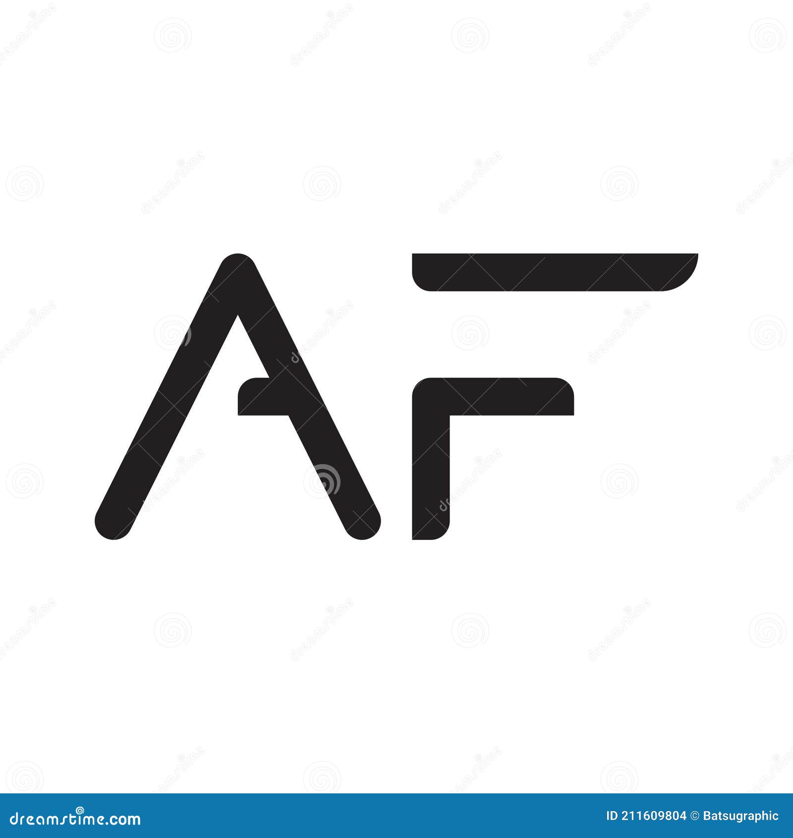 Af Initial Letter Vector Logo Icon Stock Vector - Illustration of ...