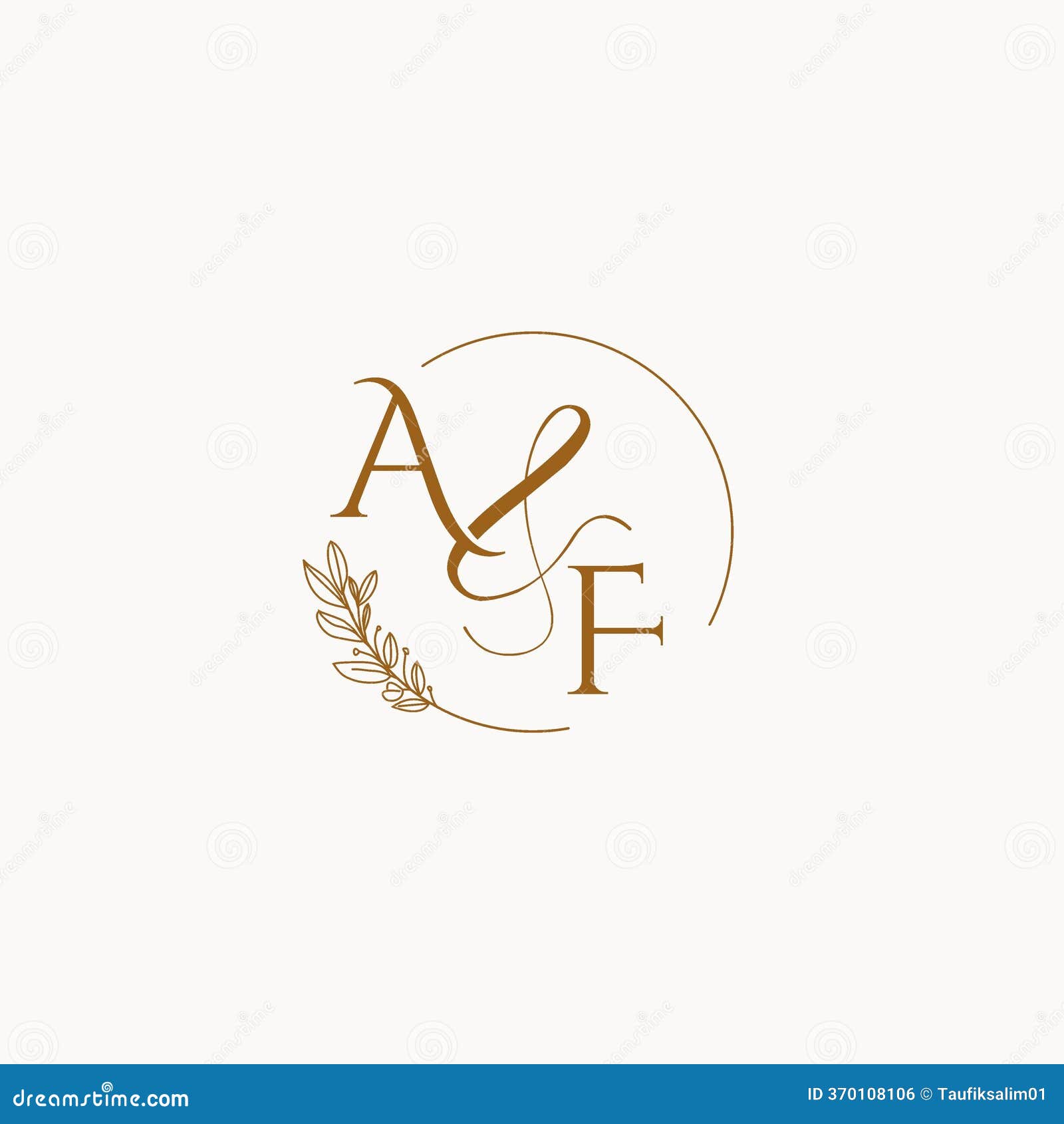 ZD Initial Wedding Monogram Logo Cartoon Vector | CartoonDealer.com ...