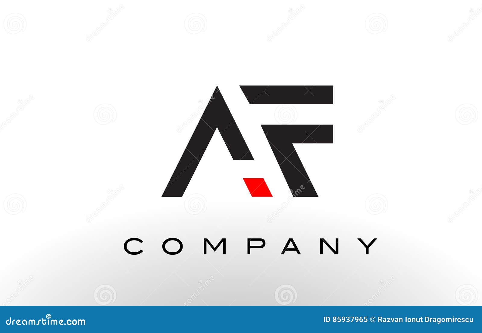 AF Logo. Letter Design Vector. Stock Vector - Illustration of concept ...