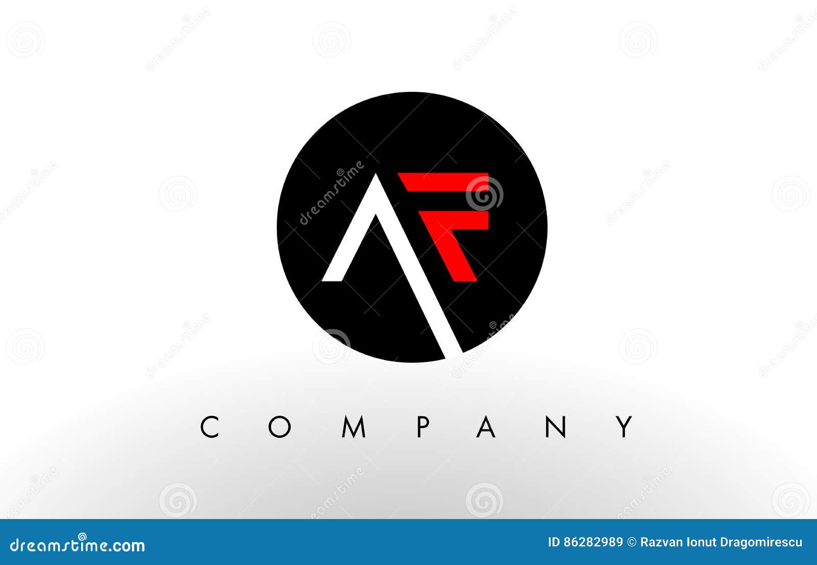 AF Logo. Letter Design Vector. Stock Vector - Illustration of office ...
