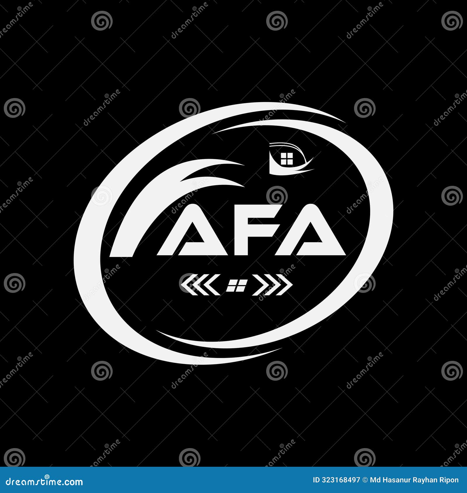 AFA Letter Logo Design. AFA Simple and Modern Monogram Logo Stock ...
