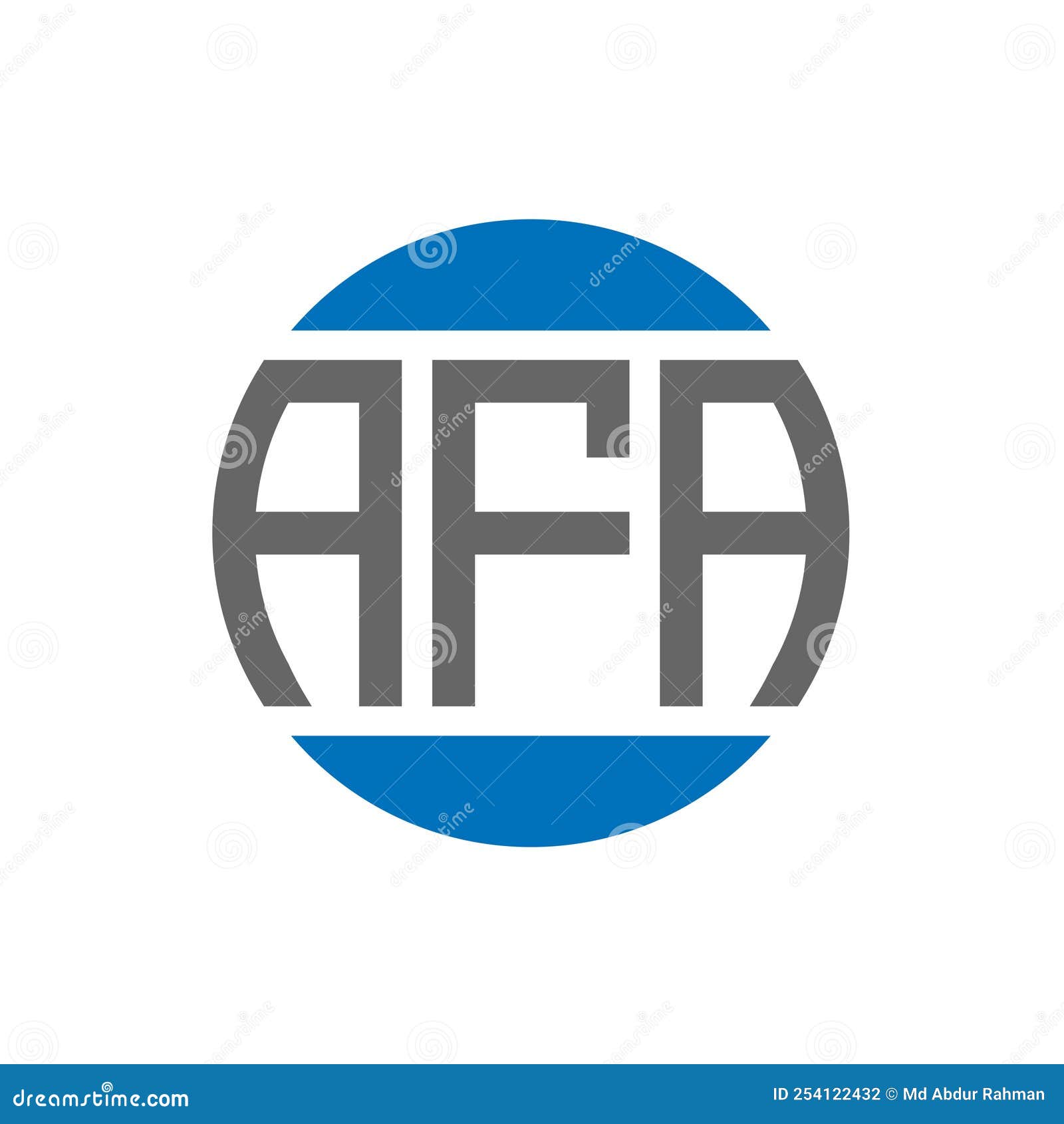 AFA Letter Logo Design on White Background. AFA Creative Initials ...