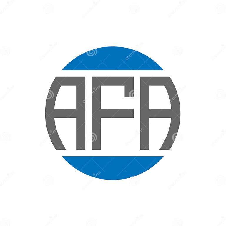AFA Letter Logo Design on White Background. AFA Creative Initials ...
