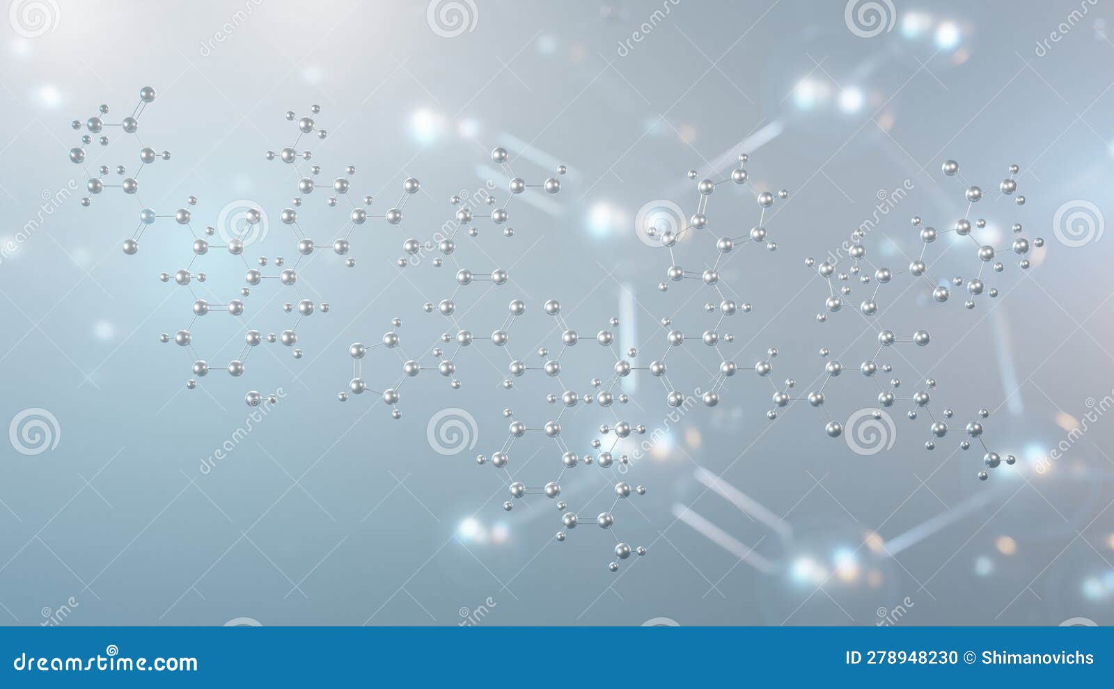 Afamelanotide Molecular Structure, 3d Model Molecule, Synthetic Peptide ...