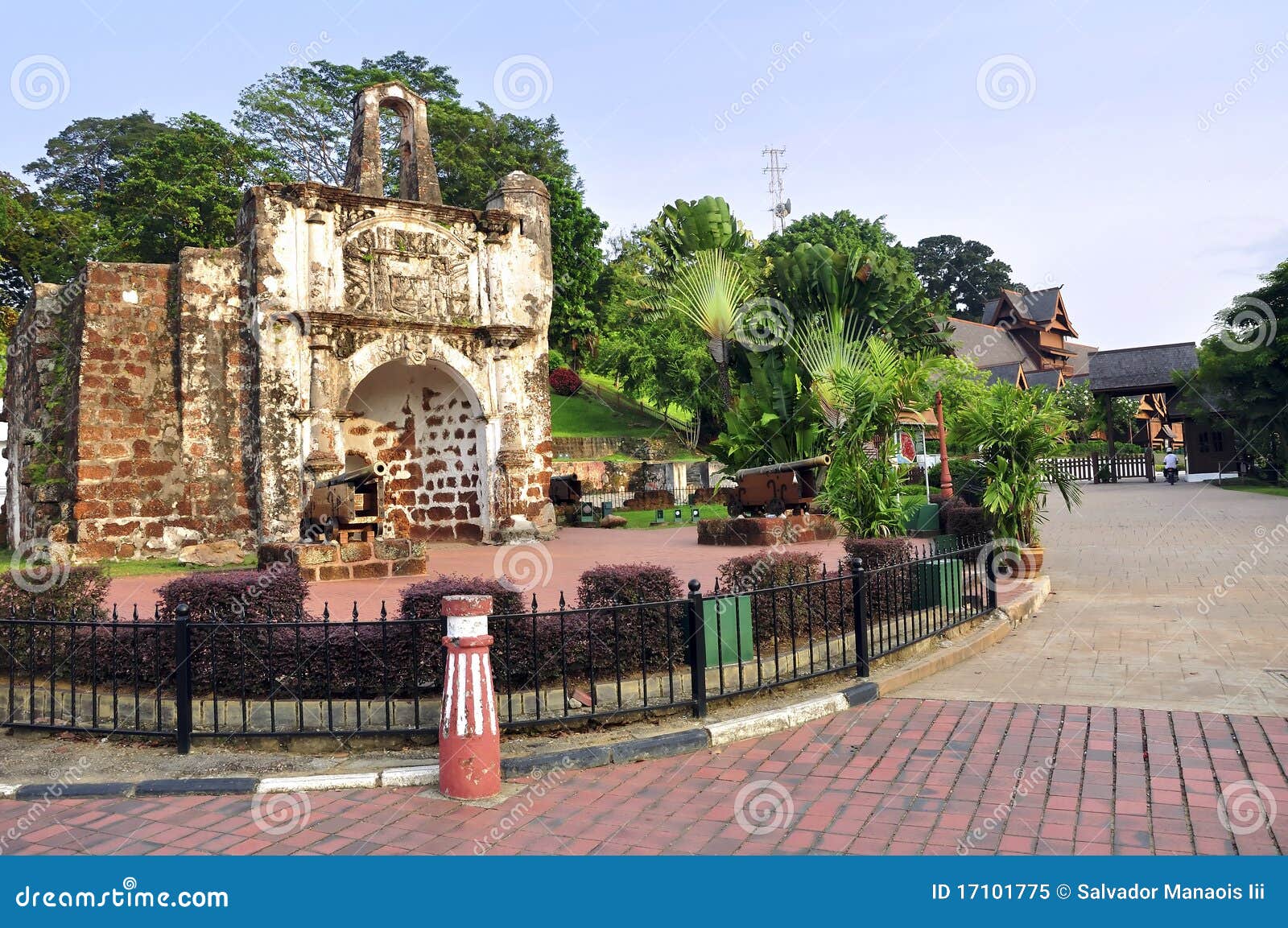 Afamosa Fort Ruins stock image. Image of monument, historical - 17101775