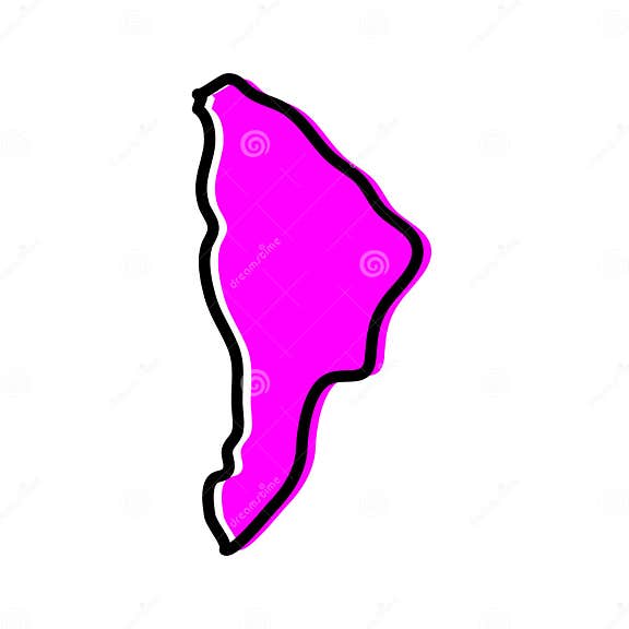 Afar Region of Ethiopia Vector Map Design Stock Illustration ...