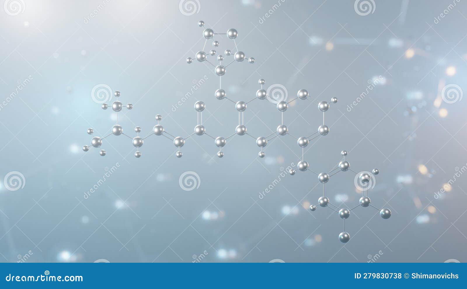Afatinib Molecular Structure, 3d Model Molecule, Gilotrif, Structural ...