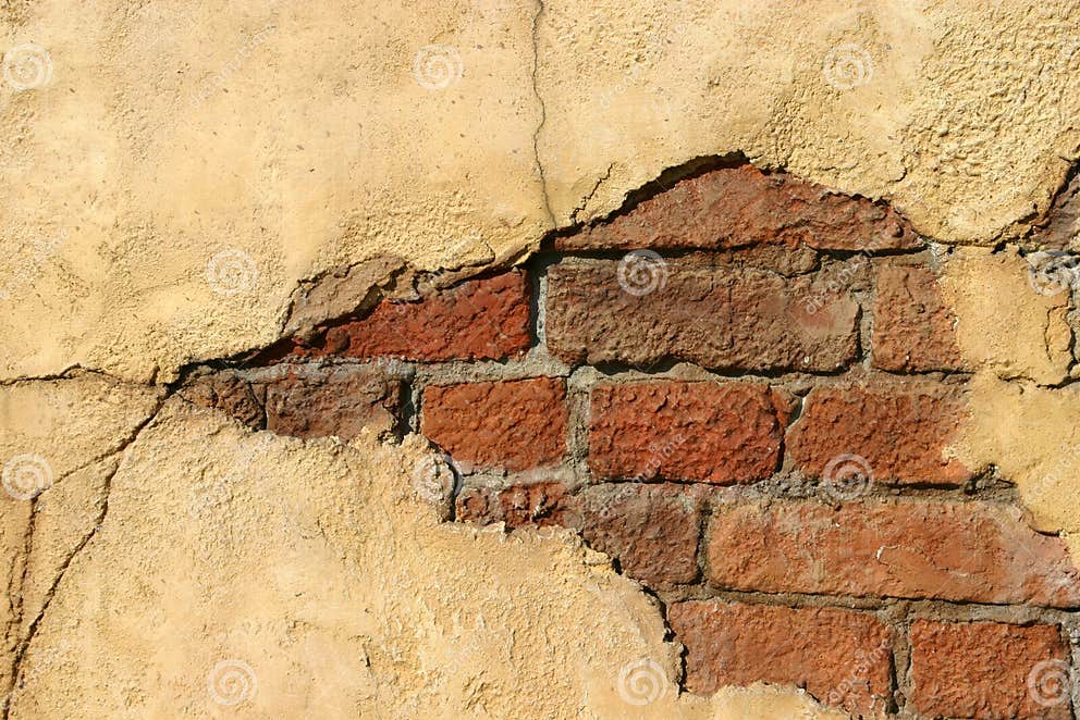 Afbrokkelende muur stock foto. Image of muur, achtergrond - 7432648